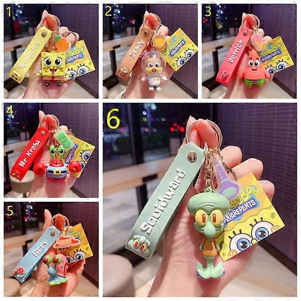 Spongebob Keychains Backpack | Fruugo UK