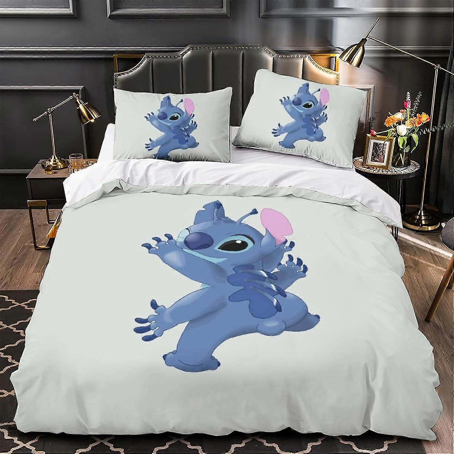 Stitch Bedding Set Lilo & Stitch People Animated Characters Printing ...