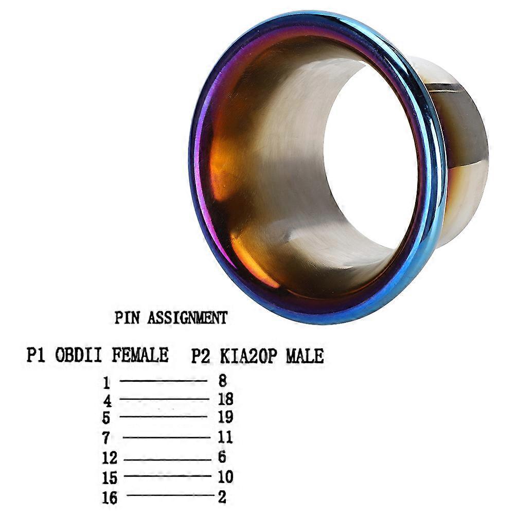 4 in Cold Air Intake System Turbo Funnel Stainless Steel Turbine Horn ...