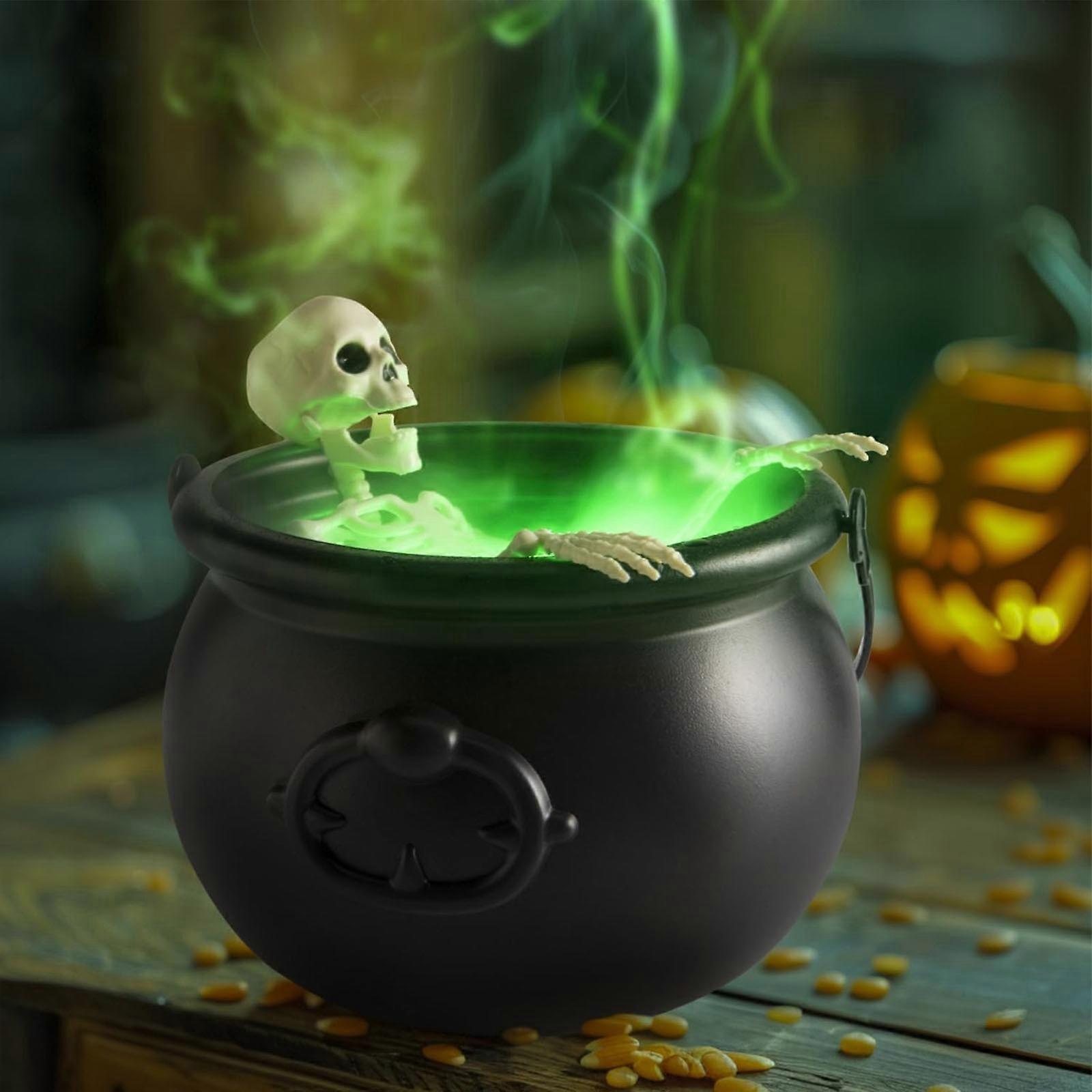 Halloween Decorations Indoor Cauldron Halloween Decor With Black ...