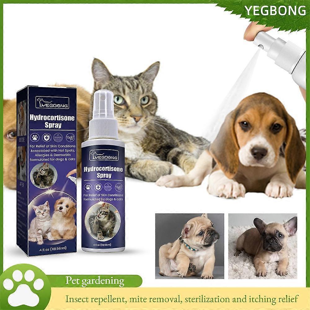 1-3pcs Pet Anti-itch Spray For Cat Dog Mite Mite Insect Repellent ...