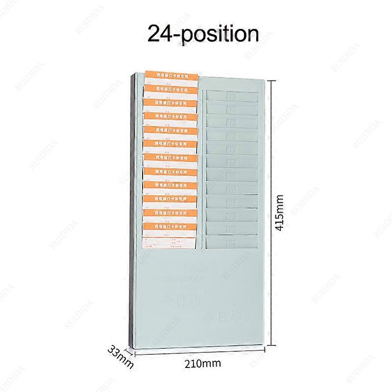 Time Card Holder Clock Cards Rack Clocking Plastic Stand for time ...