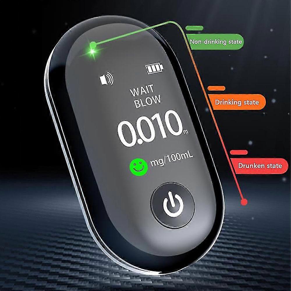 Mini Portable Alcohols Detector Non-contacting Breath Blow Tester Quick ...