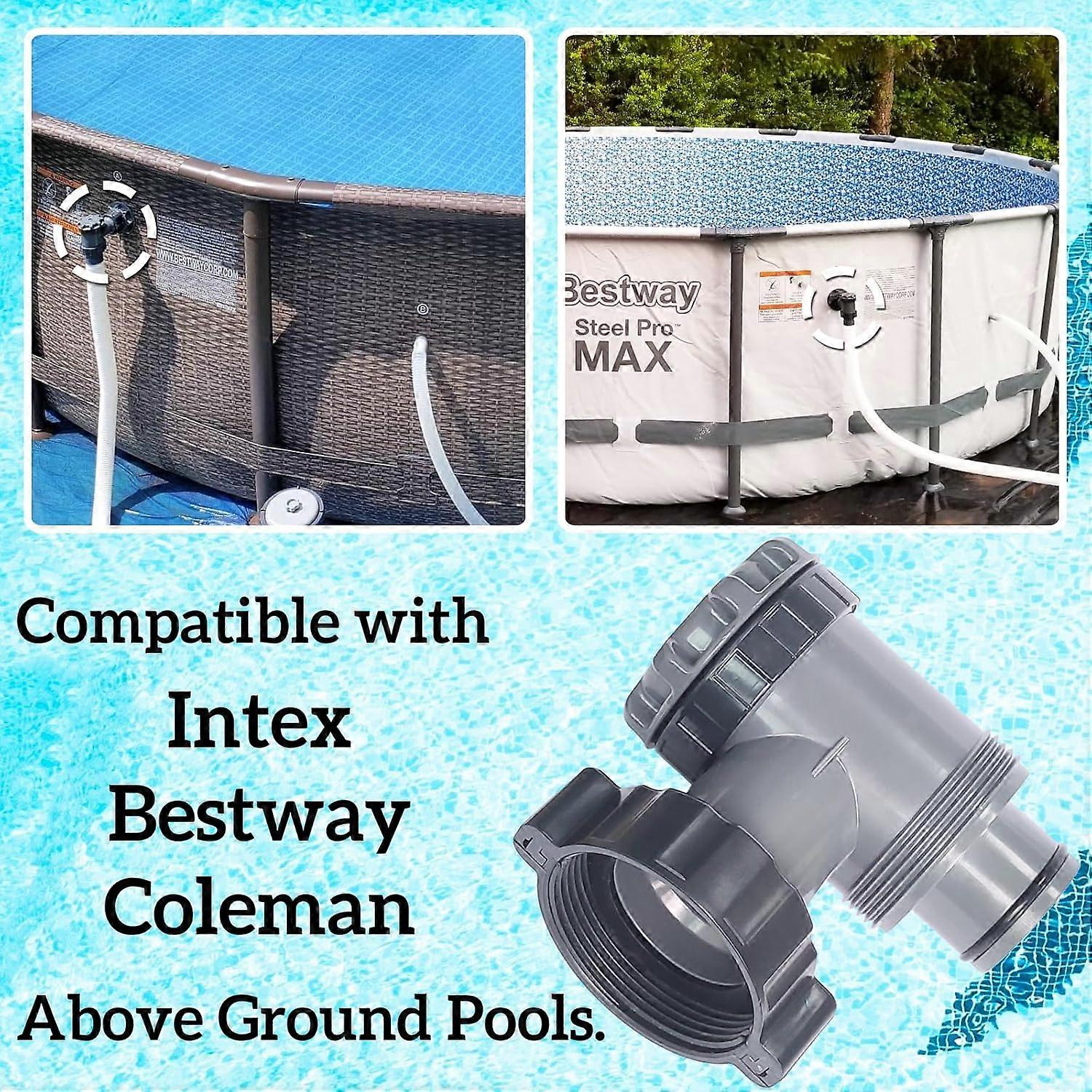 Pool Drain Valve On Off Plunger Compatible with Coleman,Intex, Bestway ...