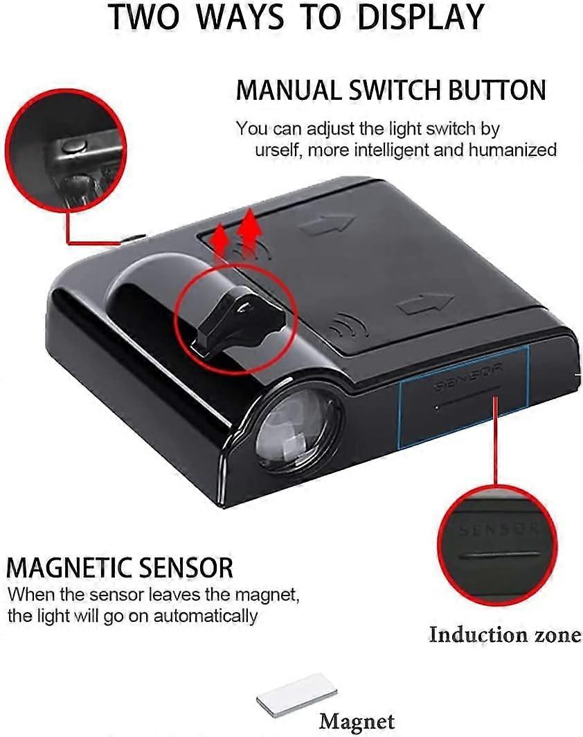 2PCS Car Door Lights Logo Projector for Anime One Piece Car Door ...