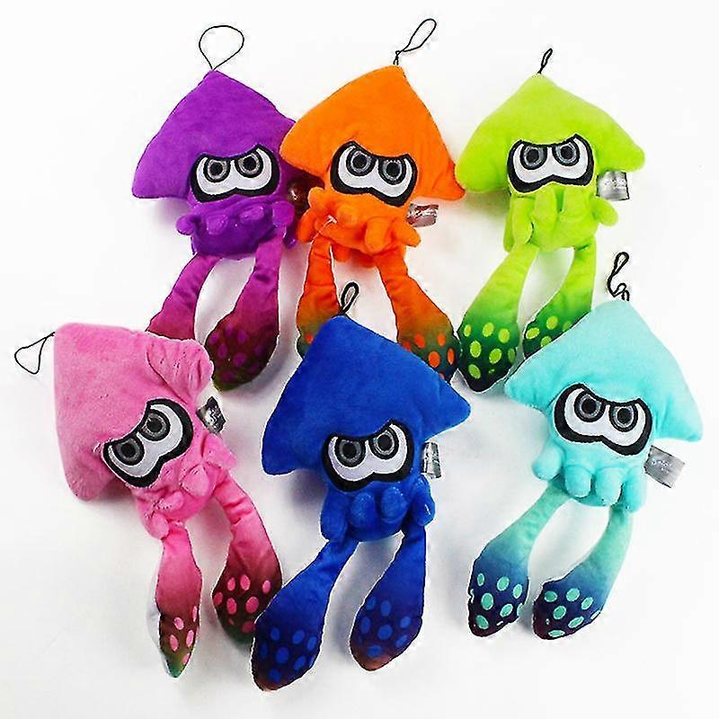 Splatoon Plush Toy Cartoon Cute Squid Doll Multi-color optional | Fruugo UK