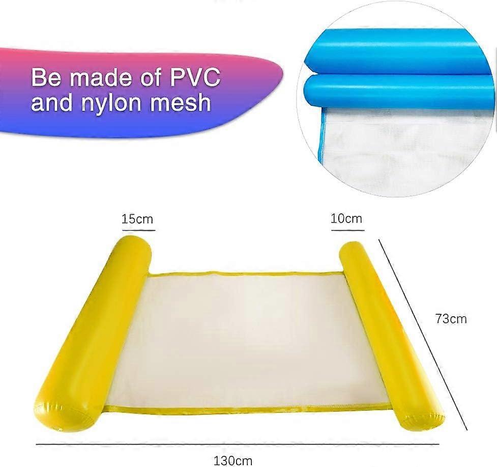 WJTG Water Hammock Pool Adult Floating Bed Inflatable Air Mattress Pool ...