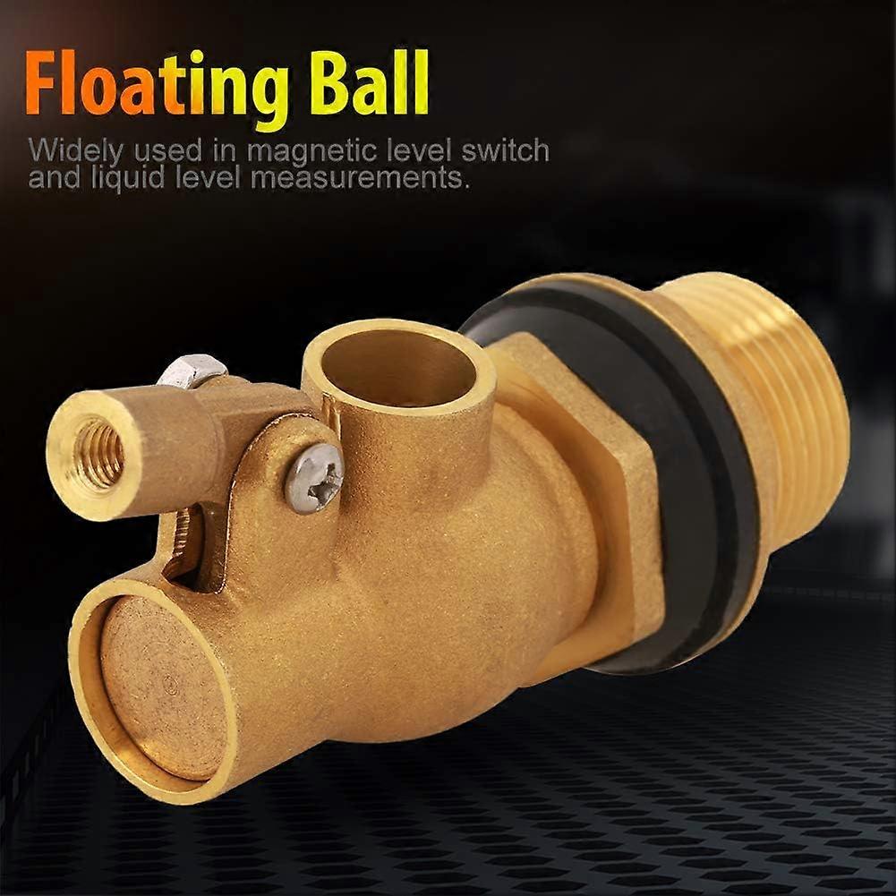 Float valve DN20, G3/4" male thread water sensor float valve float ball ...