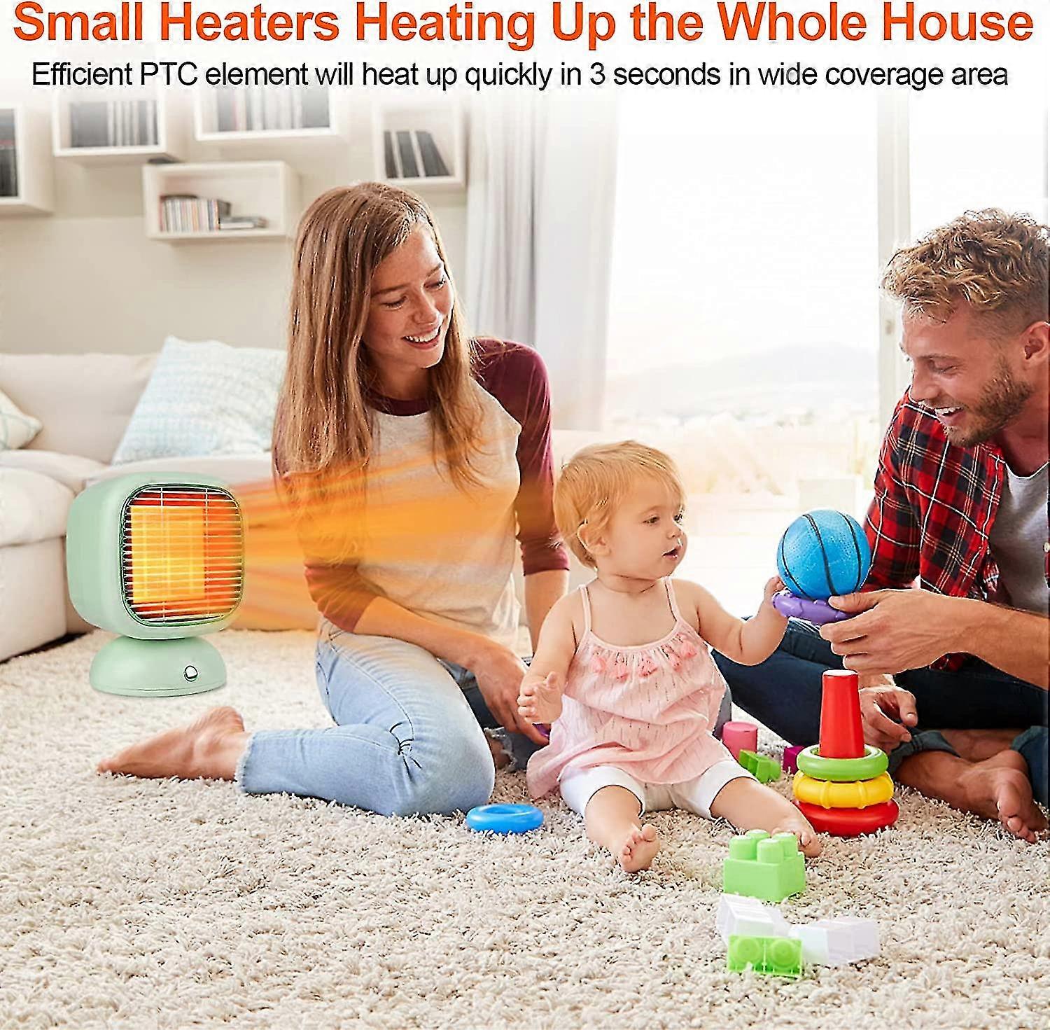 Electric Heaters For Home Low Energy Silent 800w, Portable Warmool ...