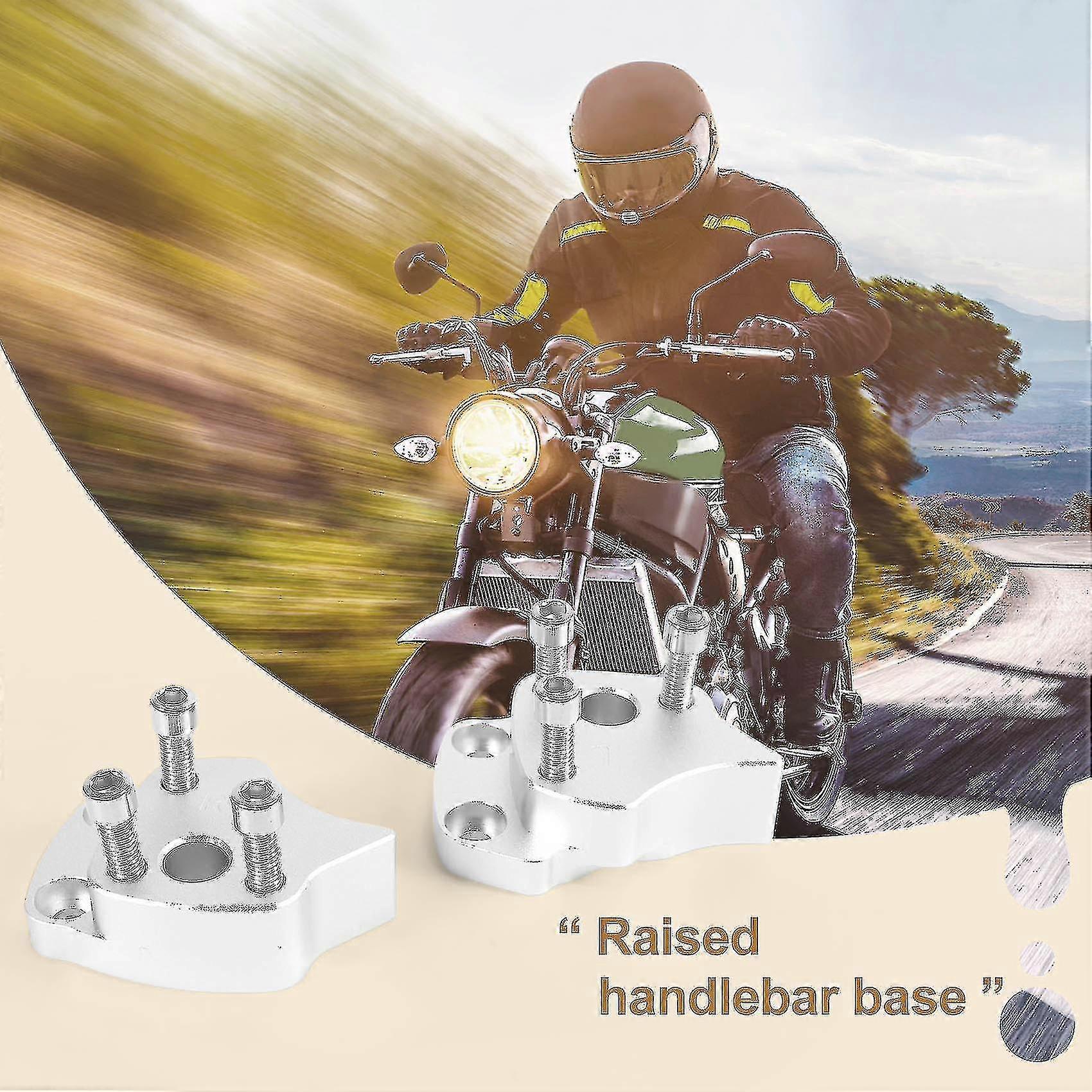 25mm Handlebar Riser For Fjr1300 Fjr 1300 2001-2005 Silver Handle Bar ...