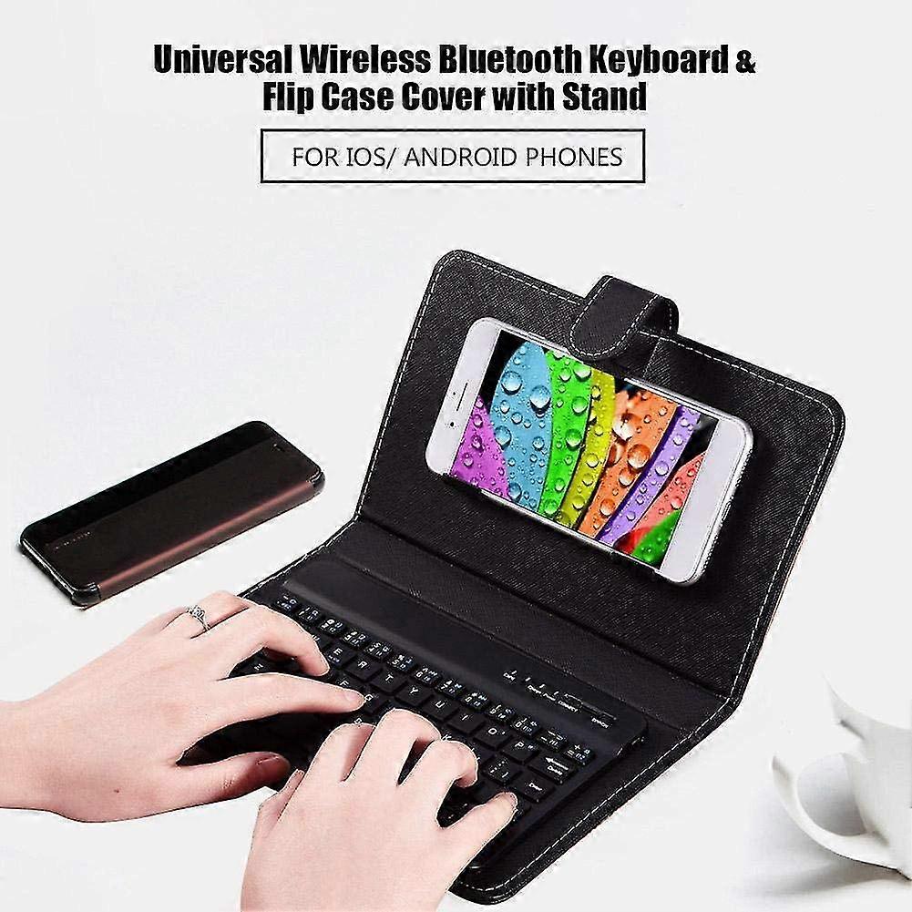 Portable Wireless Keyboard - Foldable Bluetooth Keyboard For Smartphone ...