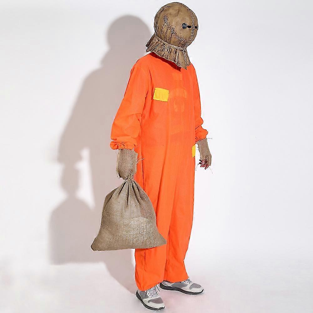 Horror Trick 'r Treat 2 Sam Cosplay Costume Mask Scary Ghost Kids Child ...