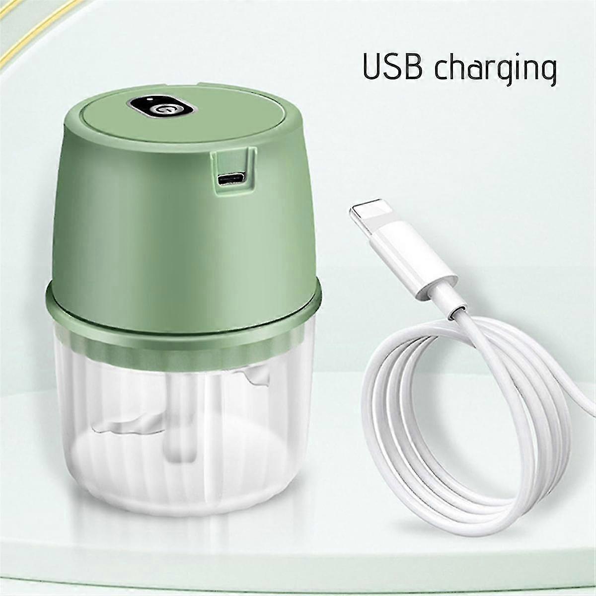 Usb Electric Garlic Chopper 250ml Portable Wireless Food Chopper, Small ...