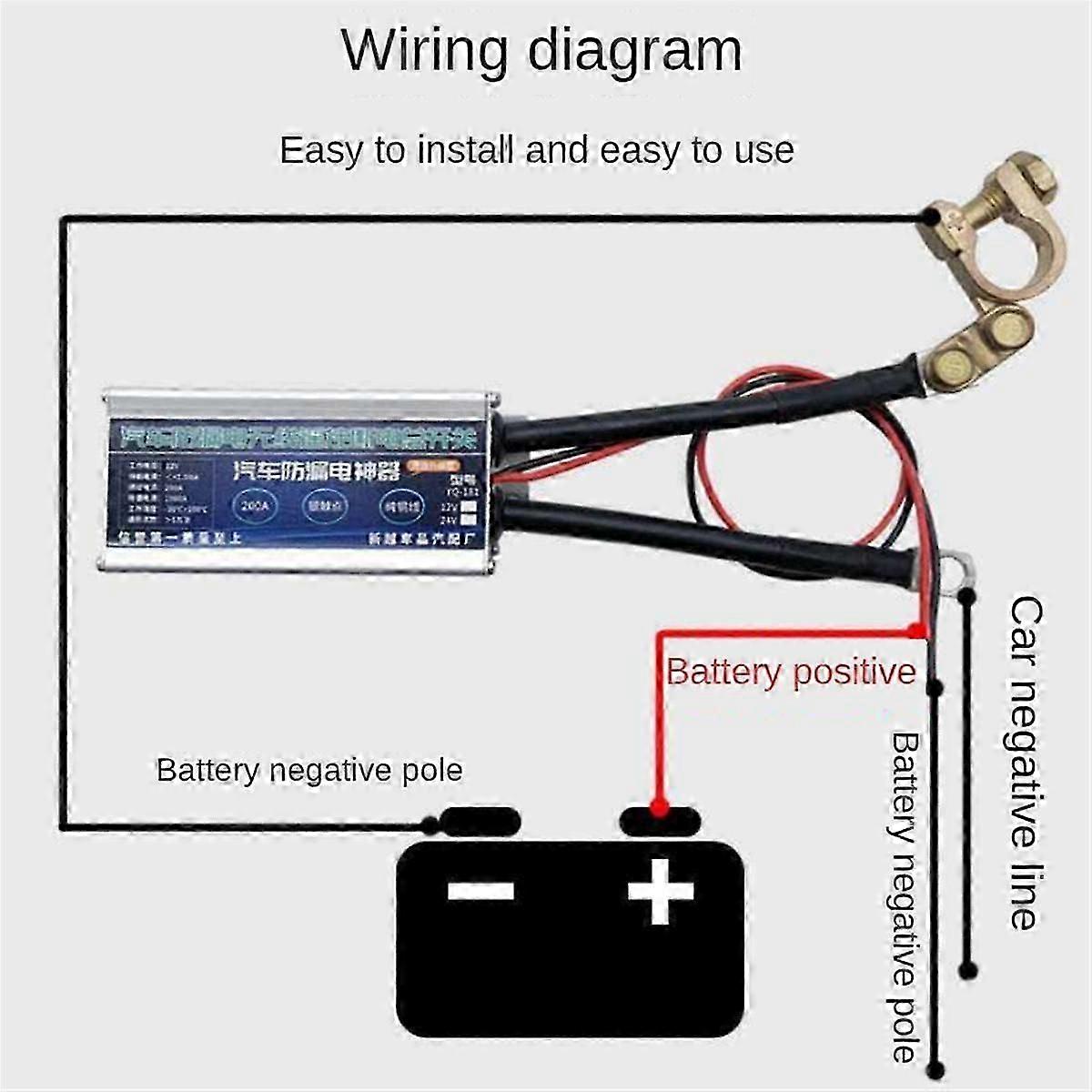 2026 NEW Car Battery Isolation Switch 1000A 12V Isolator Main Switch ...