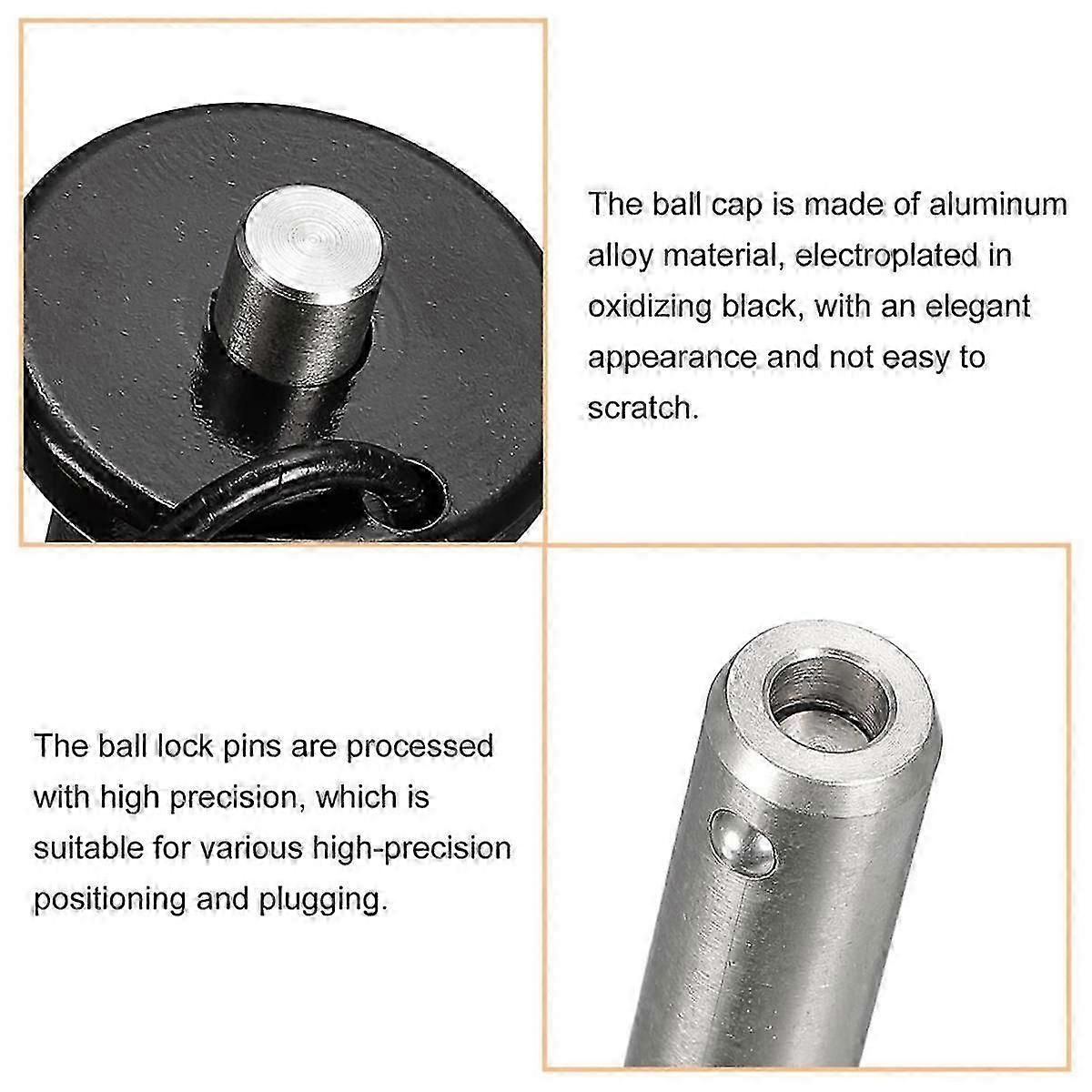 Stainless Steel Quick Release Pin 6mm Diameter Ball Locking Pin with ...
