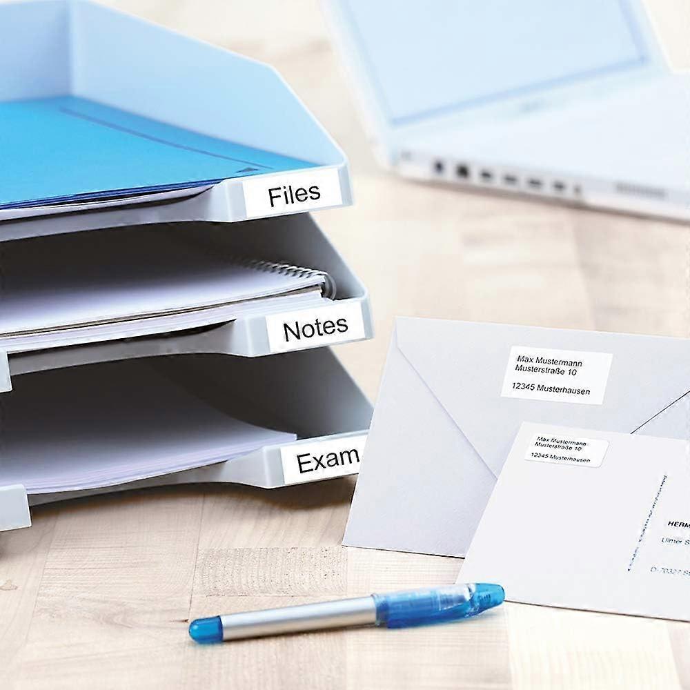 Label Maker Refills, Thermal Paper, Black on White | Fruugo UK