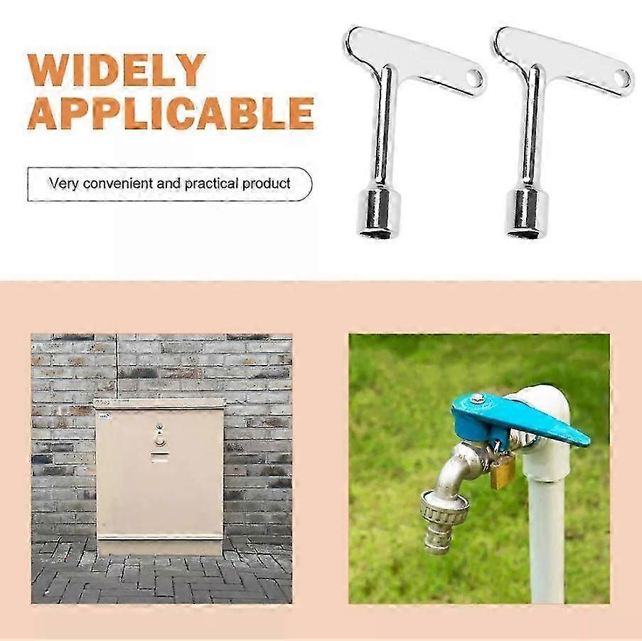 2Pcs Outdoor Trash Bin Lock Key Metal Lock Trash Can Key Peel Box Waste ...