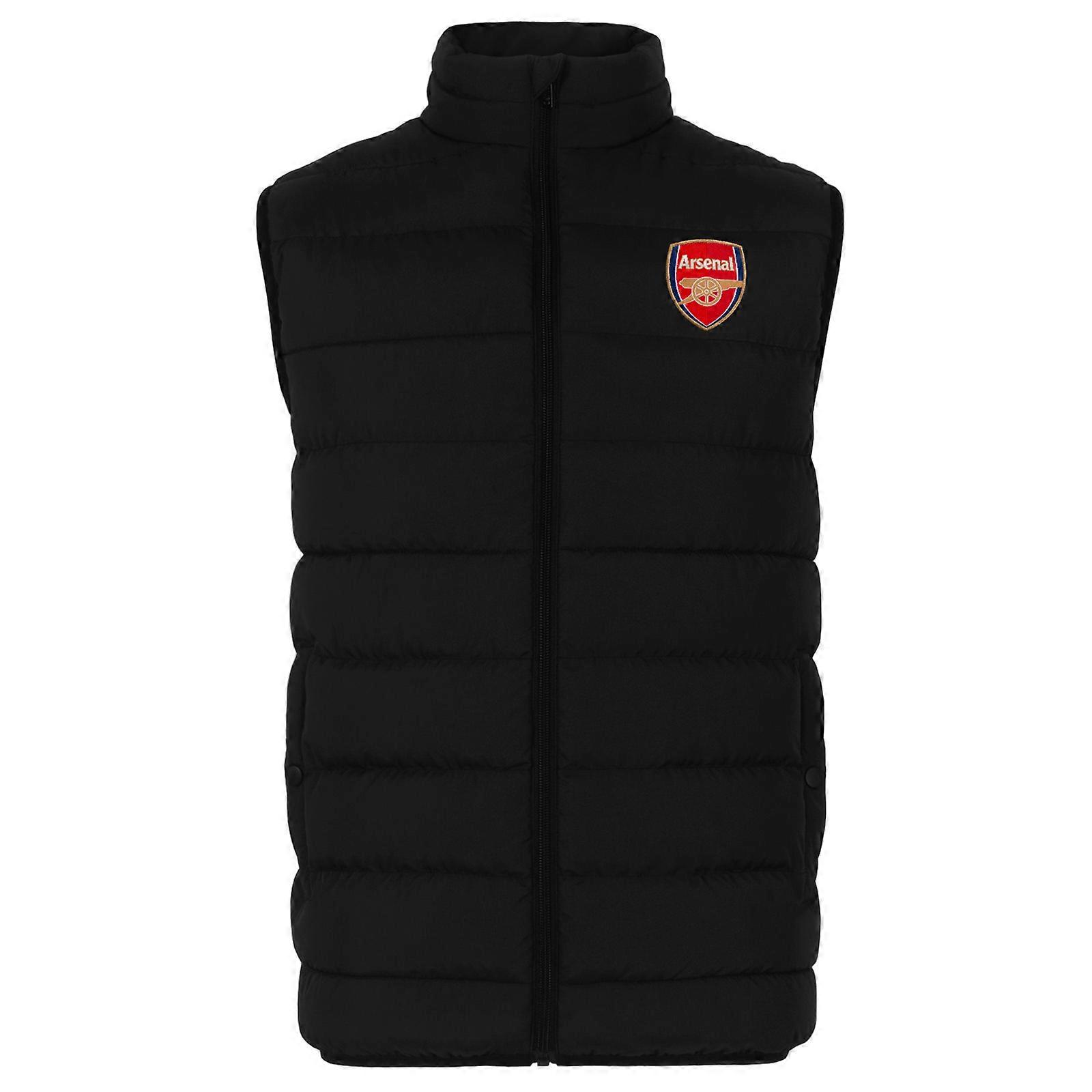 Arsenal FC Mens Gilet Jacket Body Warmer Padded OFFICIAL Football Gift ...