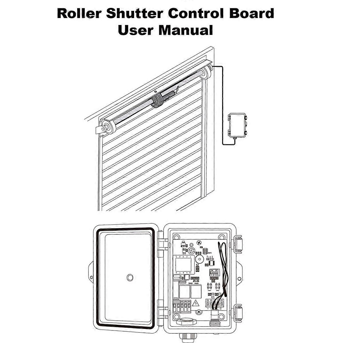 Roller Shutter Control Board for Garage Roller Shutter Gate Opener ...