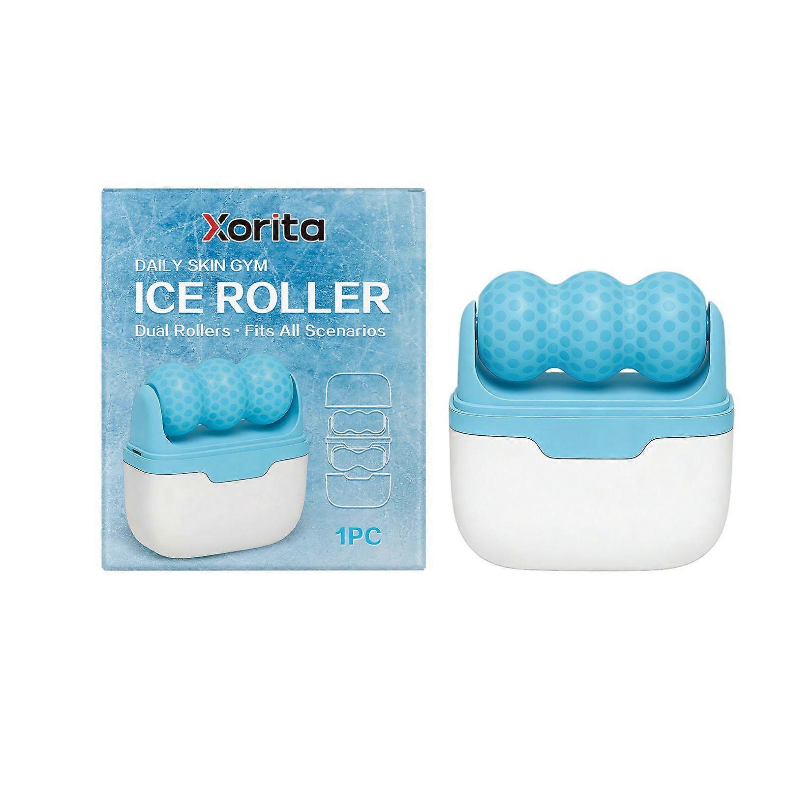 2-in-1 Ice Roller for Face Skin Care Tool Personal Skin Cooling Ice ...
