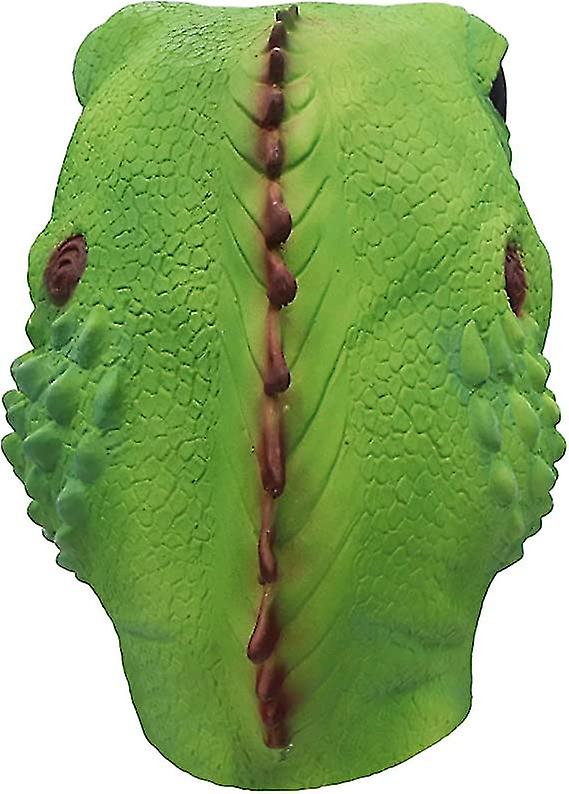 Ghyt Lizard Head Mask Halloween Costume Props Adult Party Realistic ...