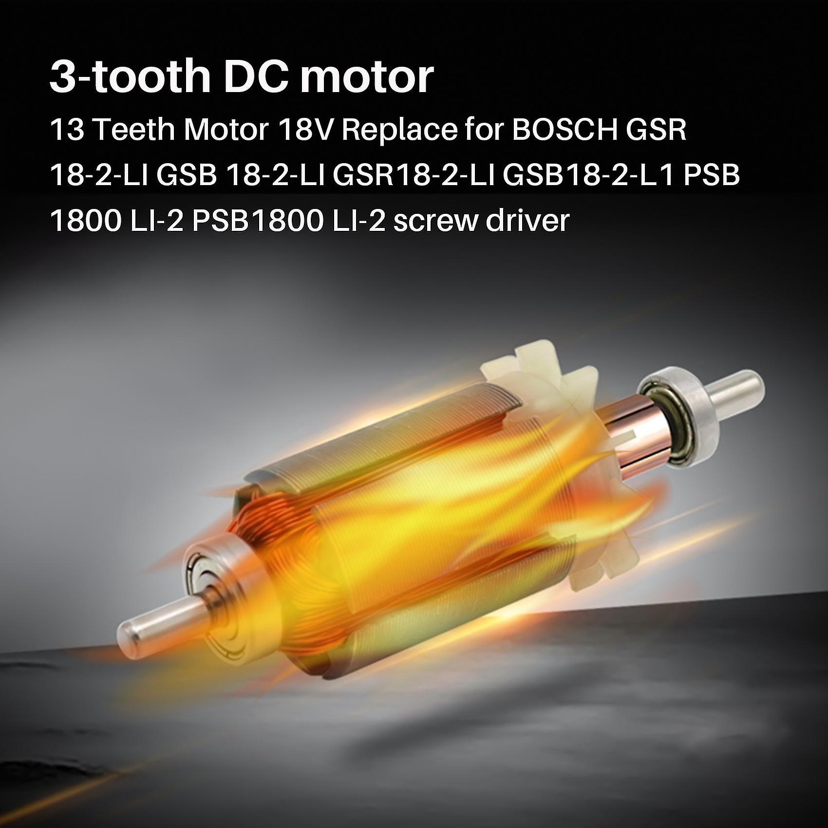 13 Teeth Motor 18v Replace For 18-2-li 18-2-li Gsr18-2-li Gsb18-2-l1 ...
