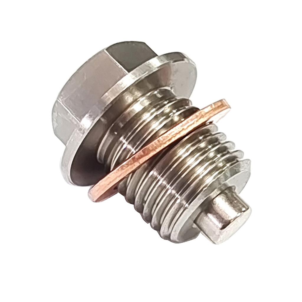 Oil Drain Plug Magnetic Oil Drain Plug Seal Stainless Oil Pan Drain Nut ...