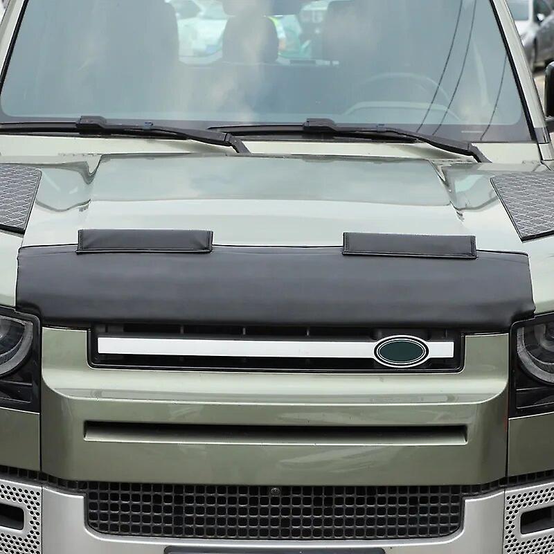 For Land Rover Defender 90 110 130 2020-24 Leather Car Hood Cover Sand ...