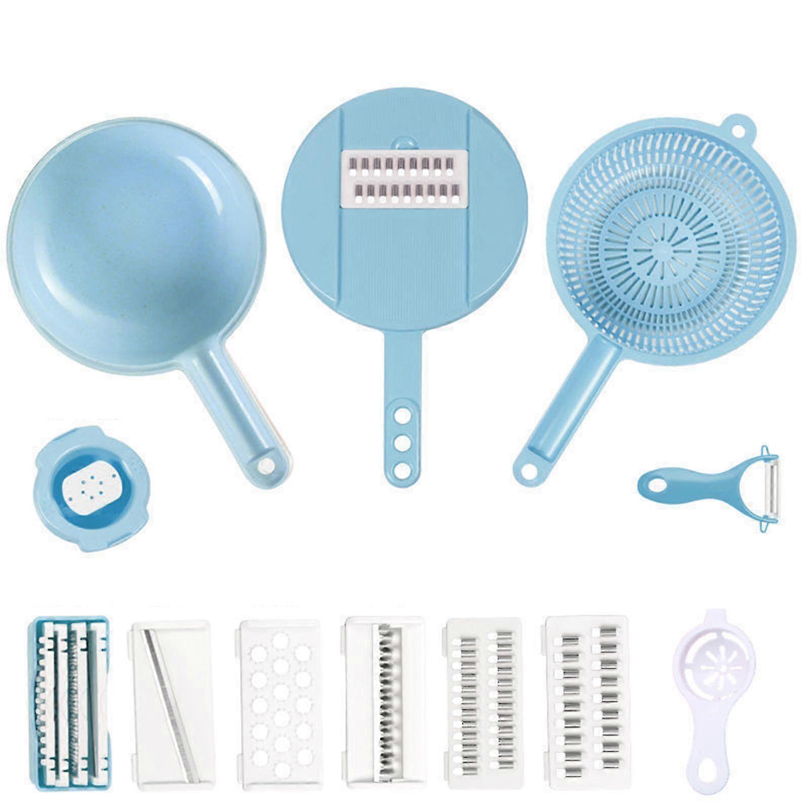 6/12 Piece Multifunction Food Chopper Set Household Manual Chopping ...