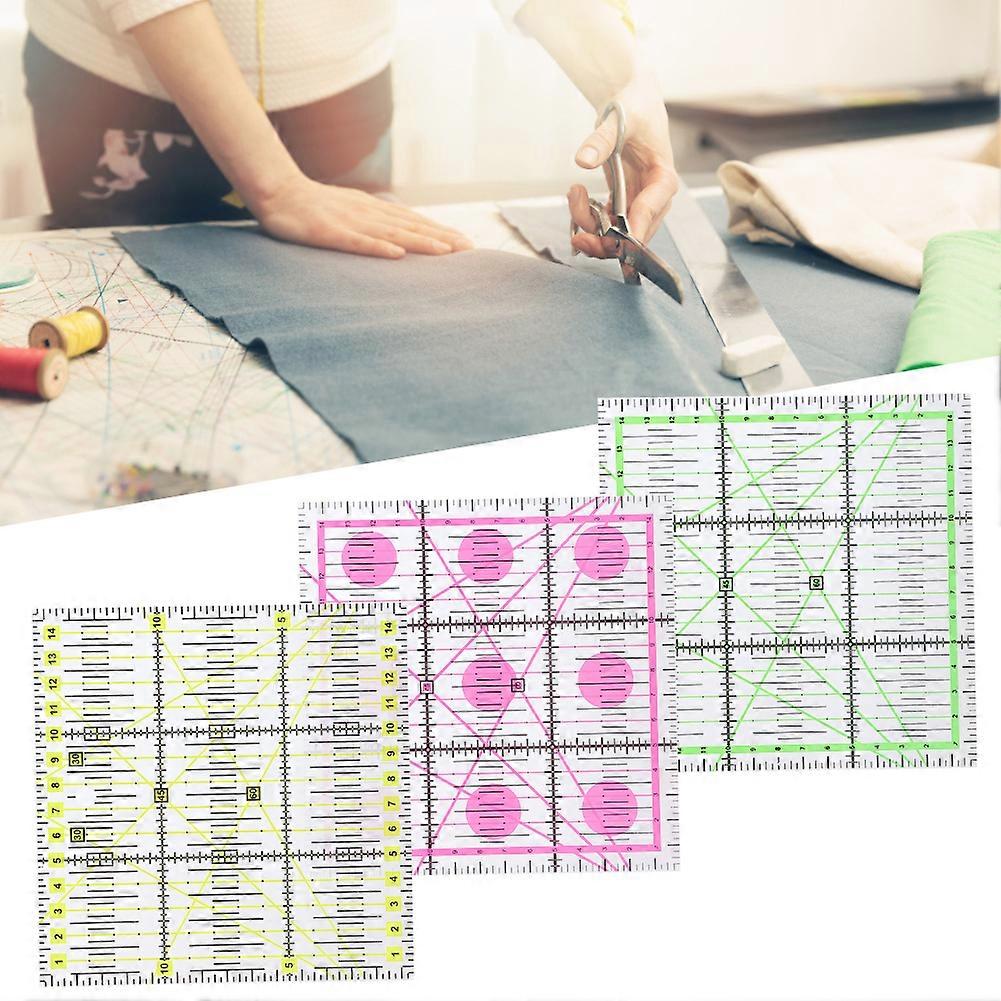 3pcs Clothes Sewing Quilting Ruler DIY Stitching Measuring Drawing ...