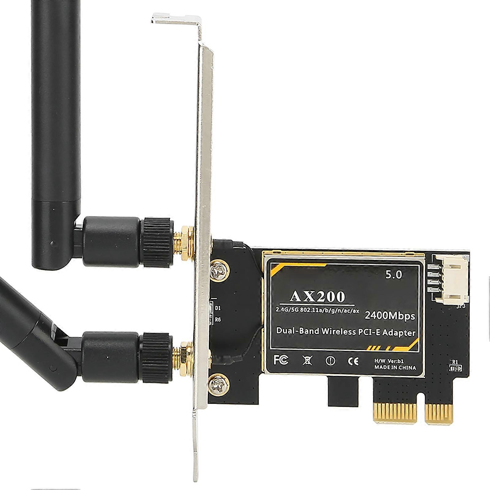 For Intel AX200 5G WiFi Card Dual Band Bluetooth 5.1 PCIE Wireless Card ...