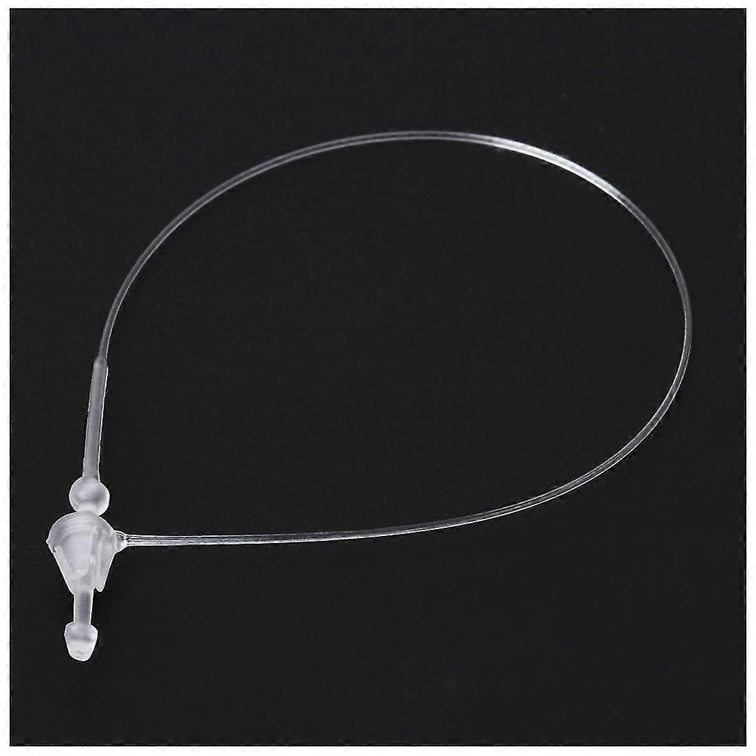 500 Pieces White Snap Lock Pins Loop Price Tag Fastener 5" 130mm ...