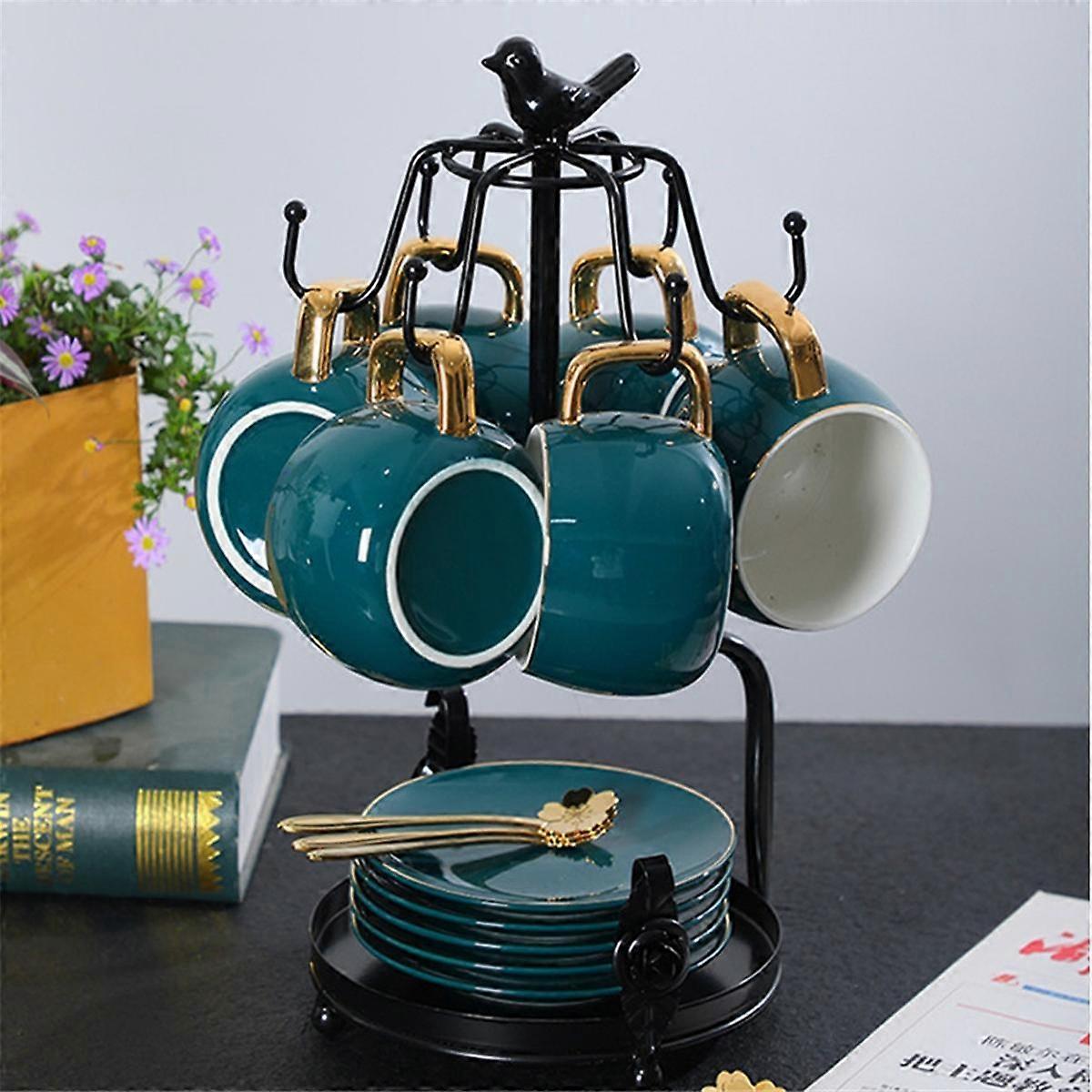 Coffee Cup Holder Tea Cup Storage Rack Tea Cup Rack Stand Freestanding ...