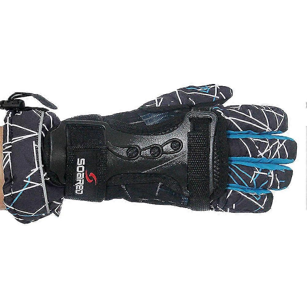 2pcs Snowboard Skiing Skating Adjustable Wrist Support Hand Palm Guard ...