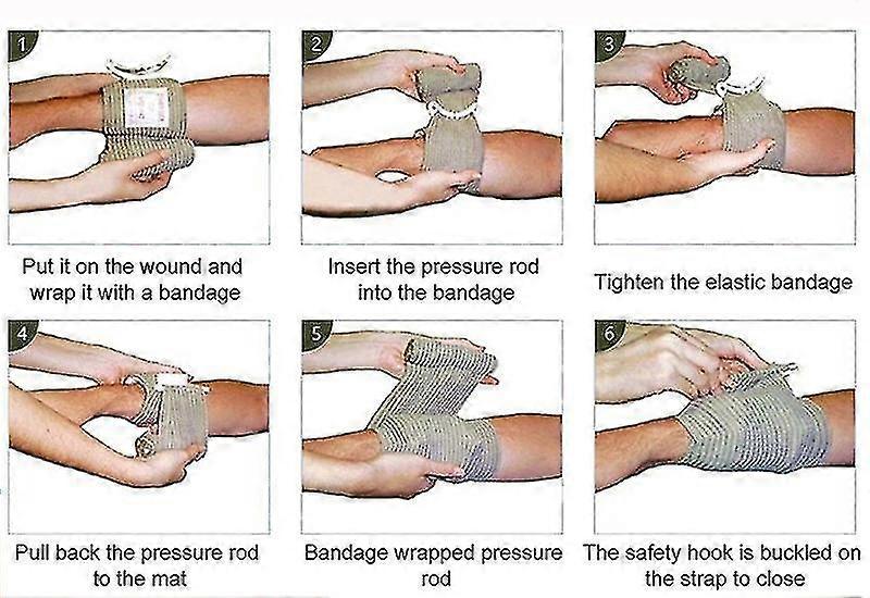 First Aid Hemostatic Bandage - Outdoor Israeli Emergency Bandage ...