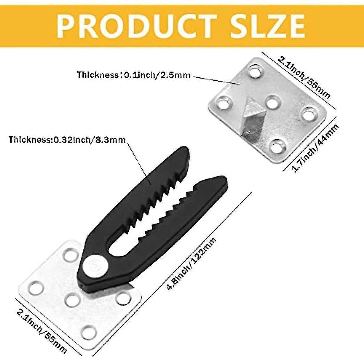 4 Pcs Sectional Couch Connector, Duty Couch Snap Alligator Sofa ...