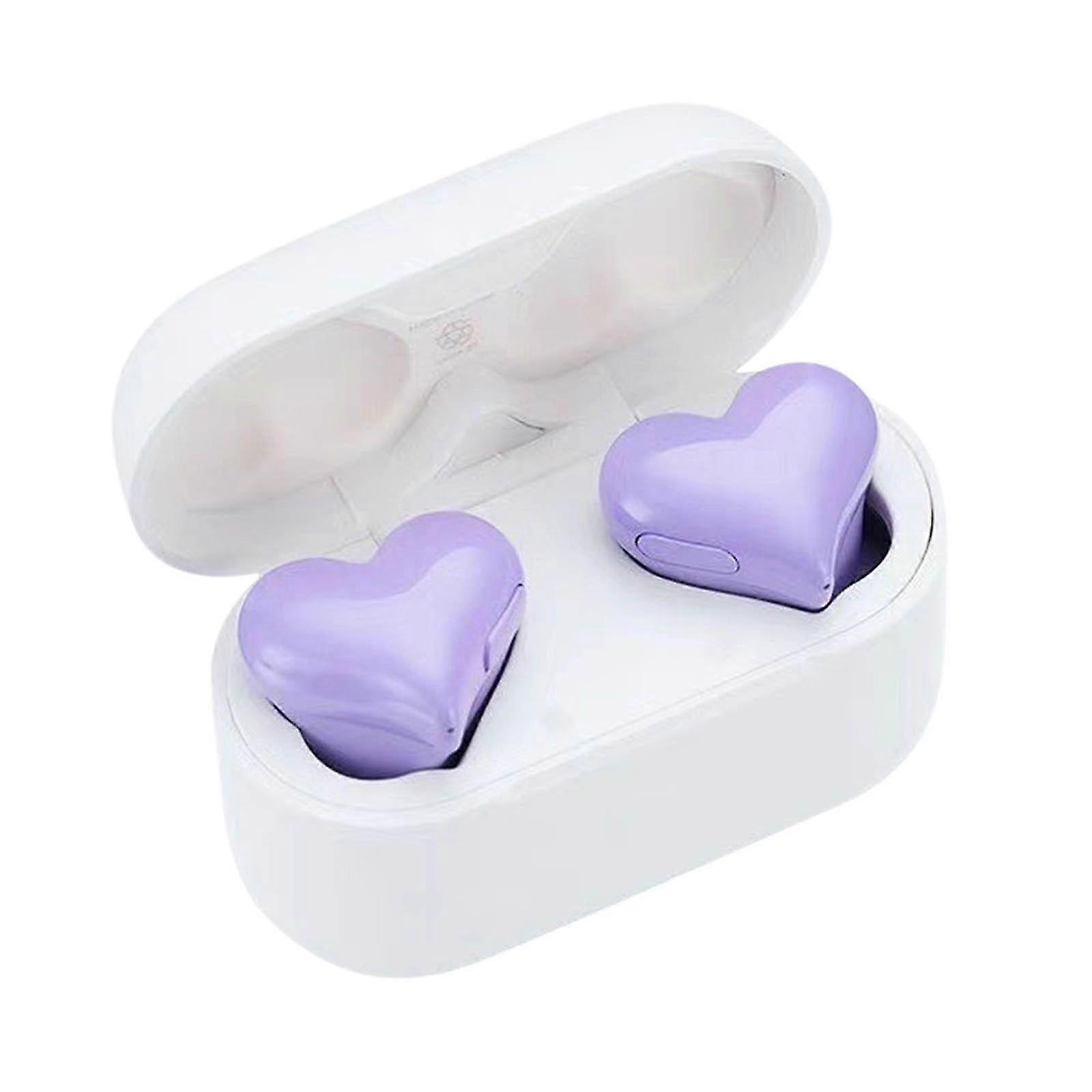 Heart Shaped Bluetooth Earphones Noise Reduction Sports Wireless In Ear ...