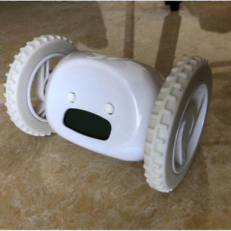 Extra-Loud Prank Alarm Clock (White), Ideal for Adults & Kids Who Jump ...