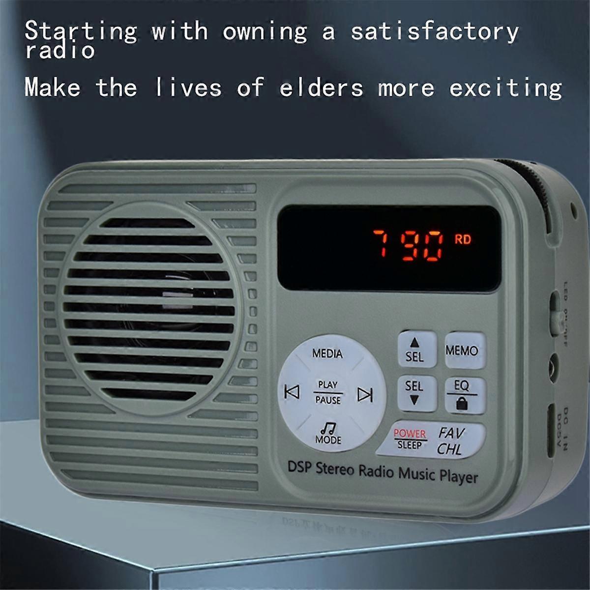 Stereo Radio Mp3 Music Player High Quality Bluetooth Radio LED Digital ...