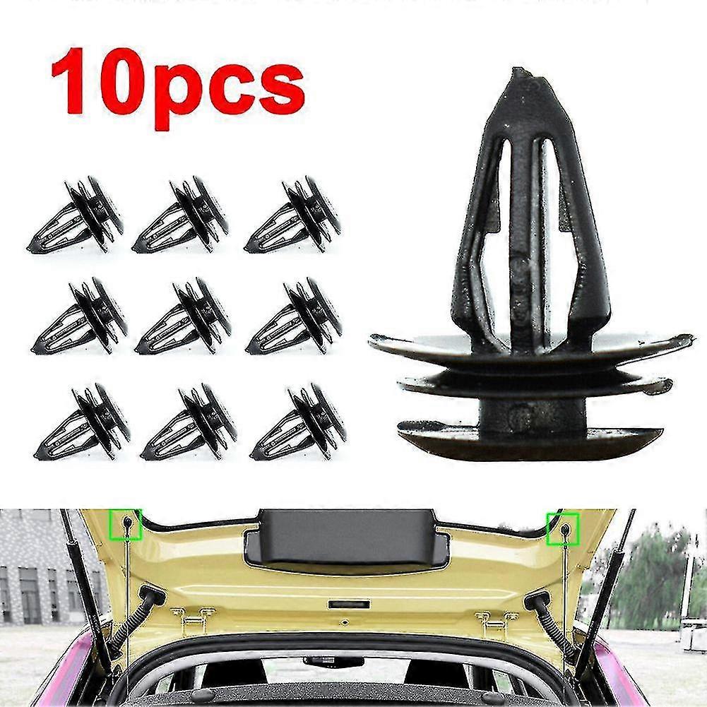 10pcs/set Car Rear Boot Load Cover Parcel Shelf String Cord Clips ...
