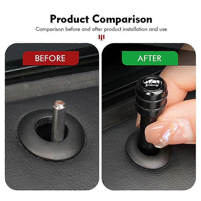 Car Security Door Lock Pins Aluminum Universal Auto Interior For Suzuki ...