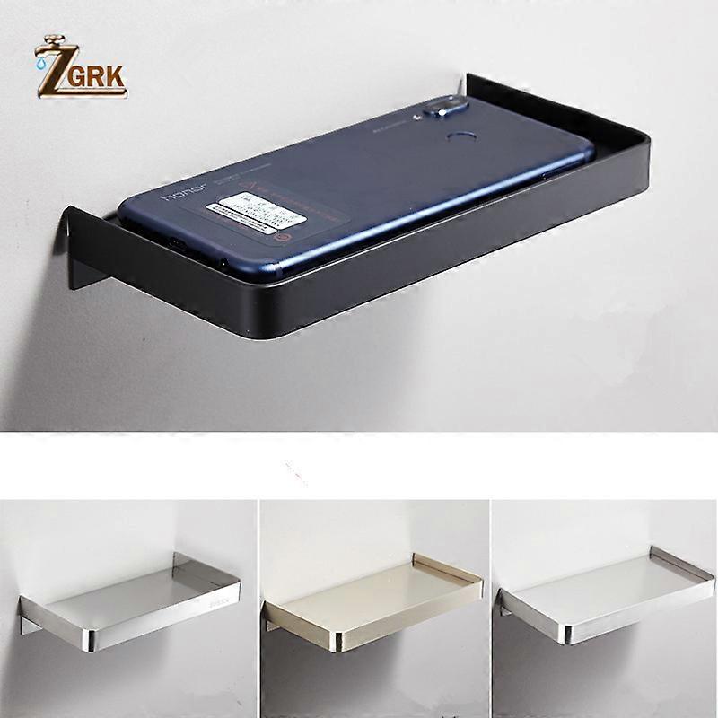 Zgrk Bathroom Shelf Phone Storage Rack Shelves Stainless Steel Phone ...
