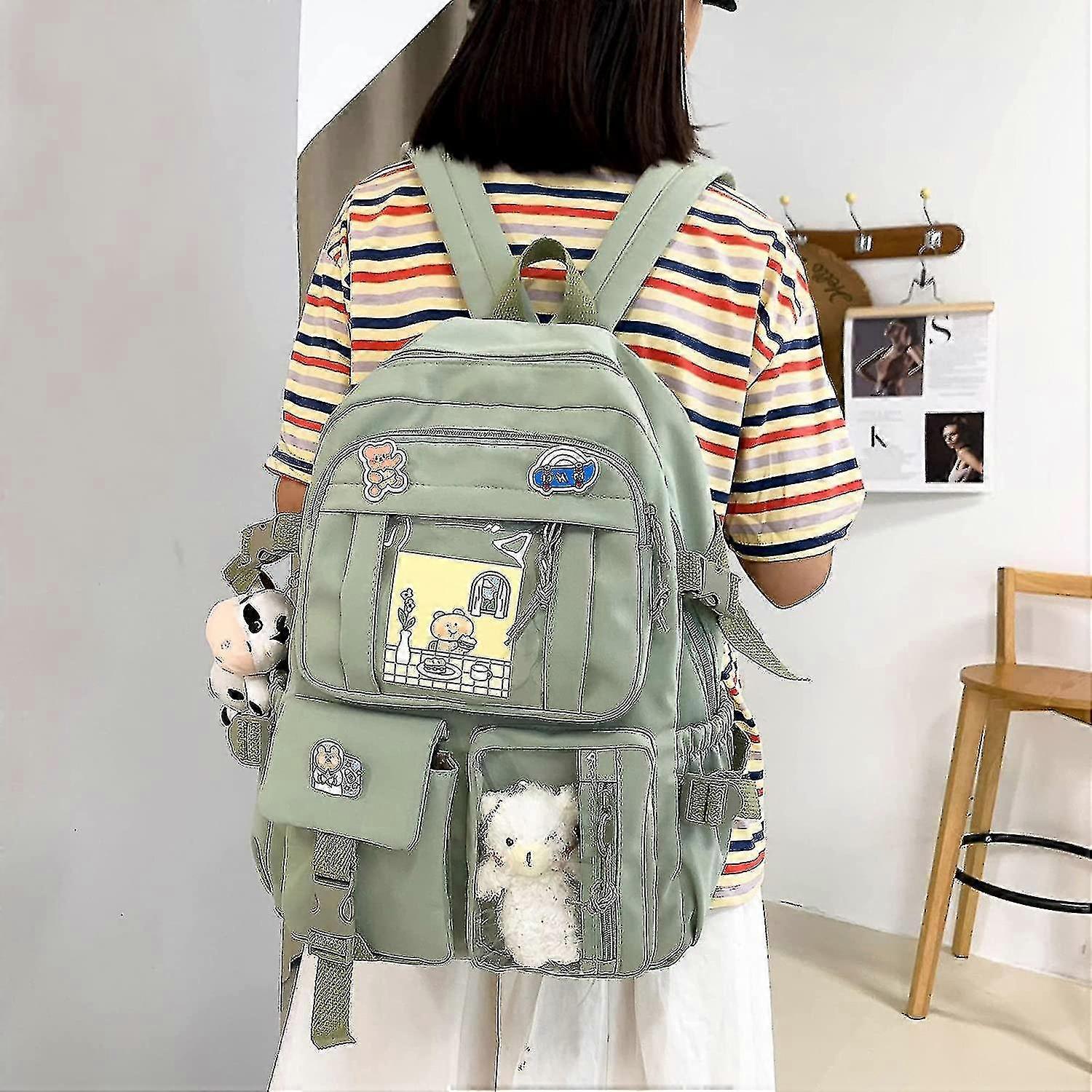 Backpack. Japanese Kawaii Backpack School Bag With Pendant. Small ...