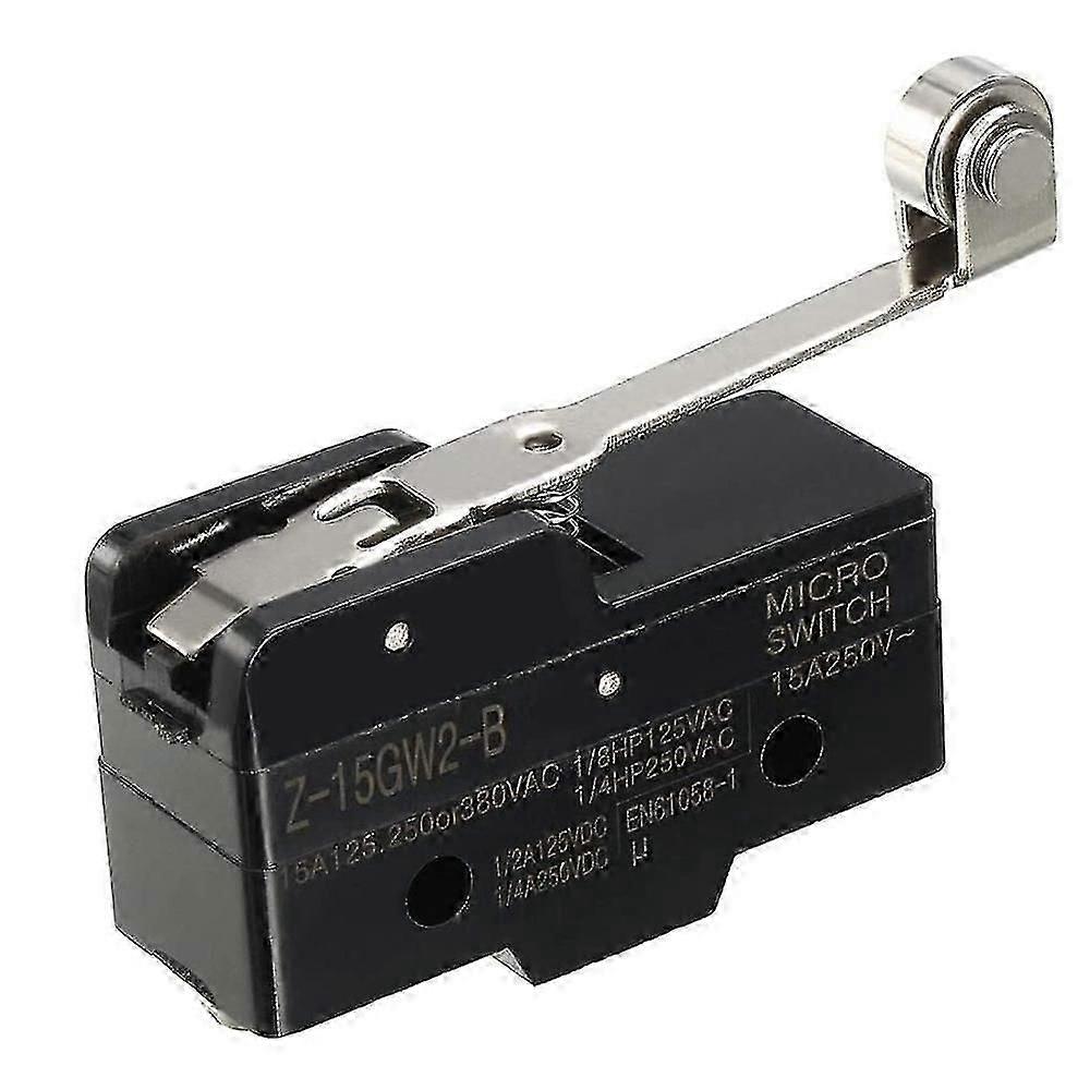 2PCS Z-15GW2-B 1NO + 1NC Long Hinge Roller Lever Mini Action Switches | Fruugo UK