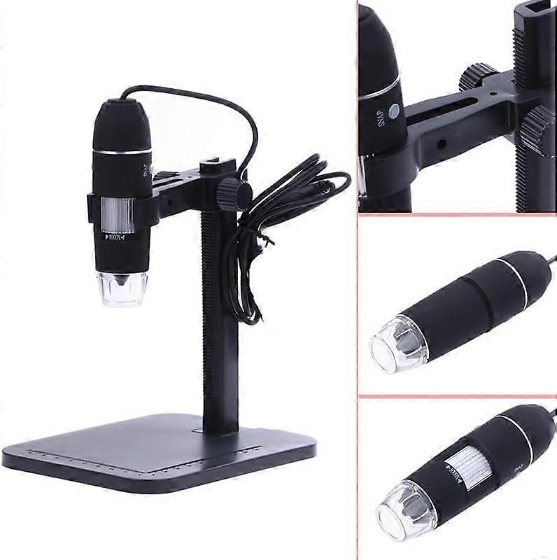 Microscope Accessory Kit USB Digital Microscope 1000X 1600X 8 LED 2MP ...