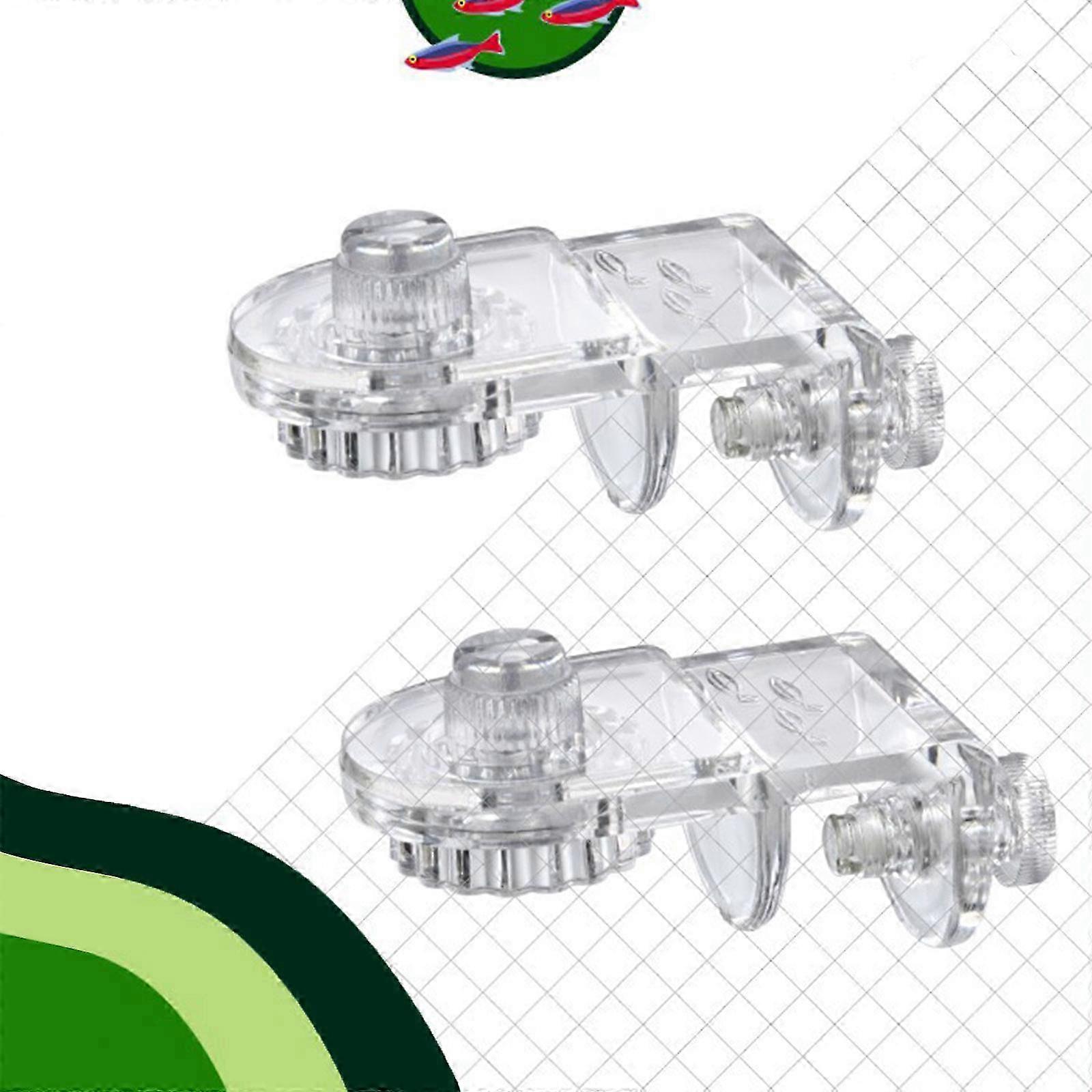 2 Pieces Fish for Tank Screen Net Clamp Anti-Jump Net Clip Clear ...