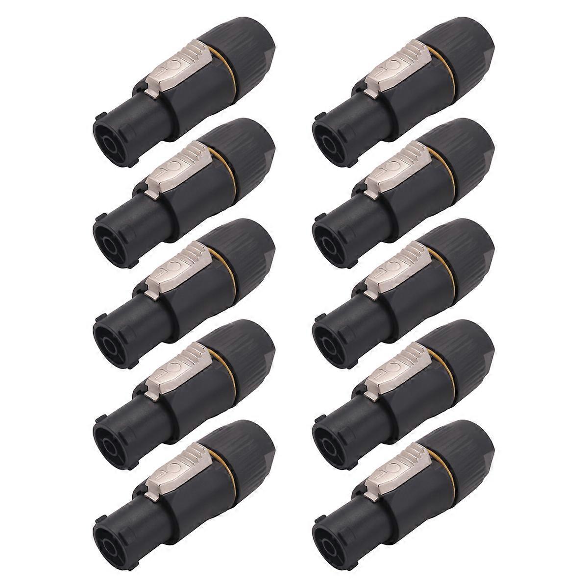 10pcs 3Pins True Locking Connector Plug Jack NAC3FX-W NAC3MX-W PA66 ...