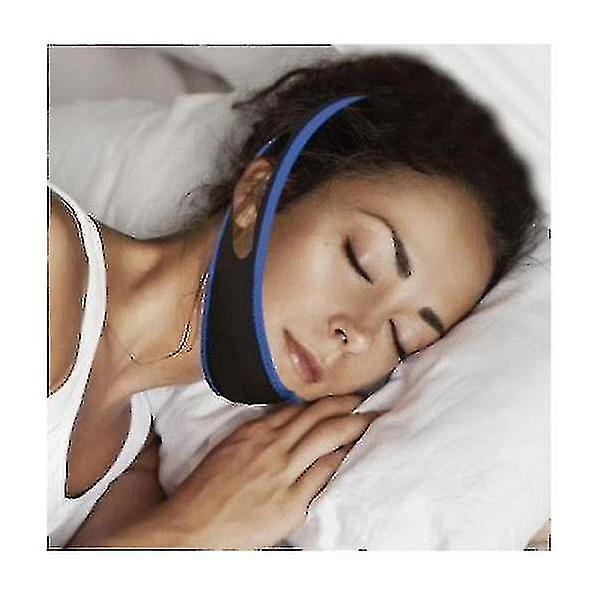 Anti Snoring Adjustable Chin Strap Sleep Aid Jaw Face Stop Snore_h ...