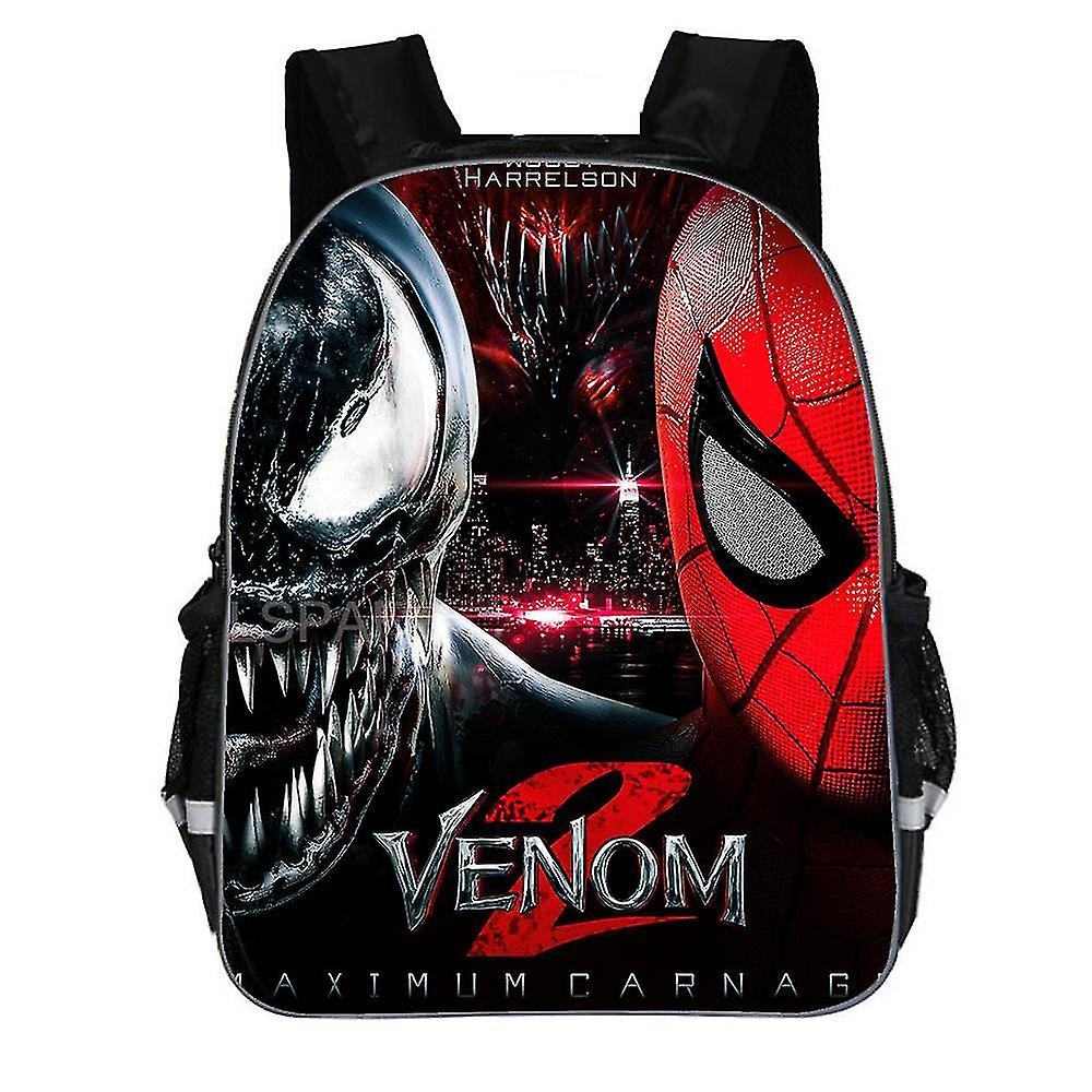 Superhero Venom Schoolbag Travel Backpack Shoulder Bag Black Primary ...