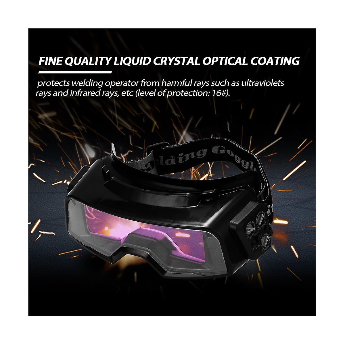 Automatic Darkening Welding Glasses Mask Welding Cap for TIG MIG ...